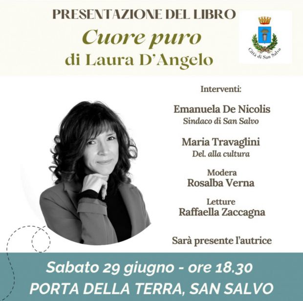 ‘Cuore puro’: il libro di Laura D’Angelo presentato a San Salvo - NOIXVOI24